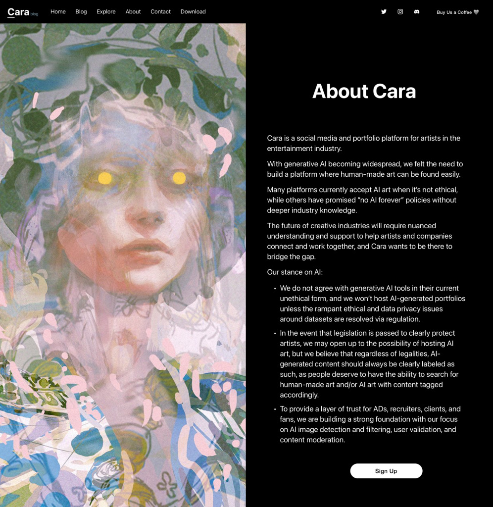 Cara, una red social para artistas humanos - Tips - Información de ...