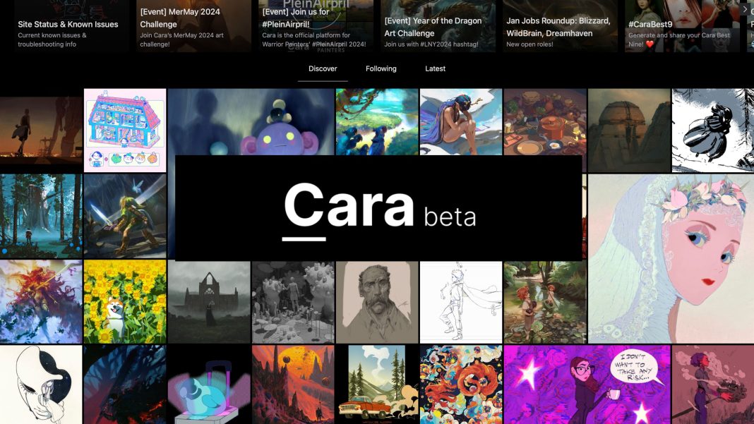 Cara.app, la red social que eligen los artistas para huir de la IA ...
